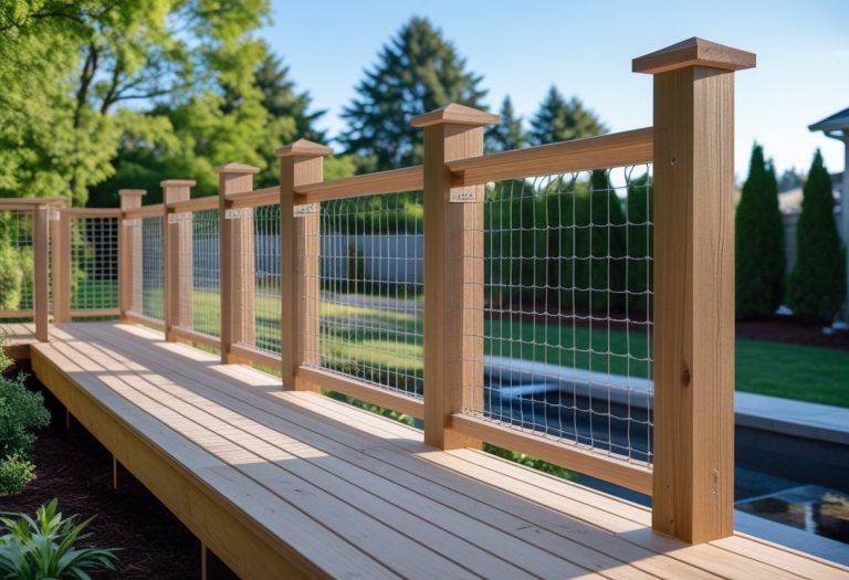 Hog Wire Deck Railing Ideas